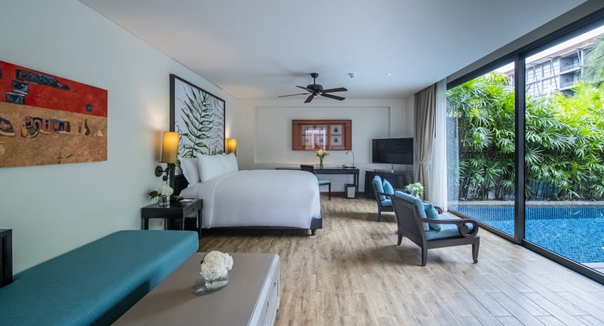 Three Bedroom Connecting Double Pool Pavilion