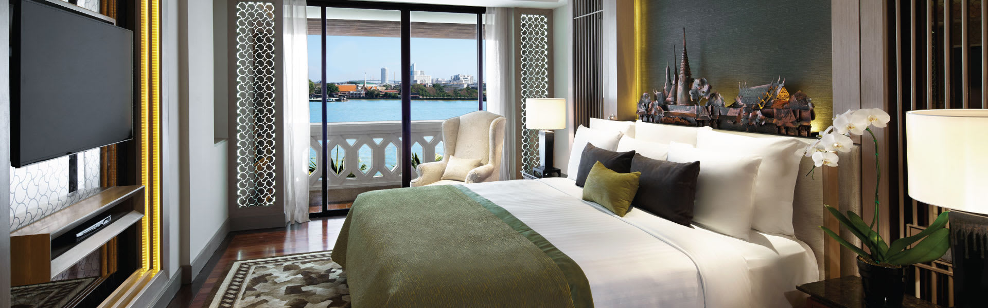 Bangkok 5 Star Hotel | Anantara River View Chao Phraya Suite
