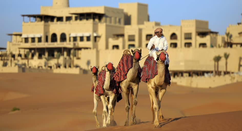 Abu Dhabi Camel Ride | Camel Trekking at Qasr Al Sarab