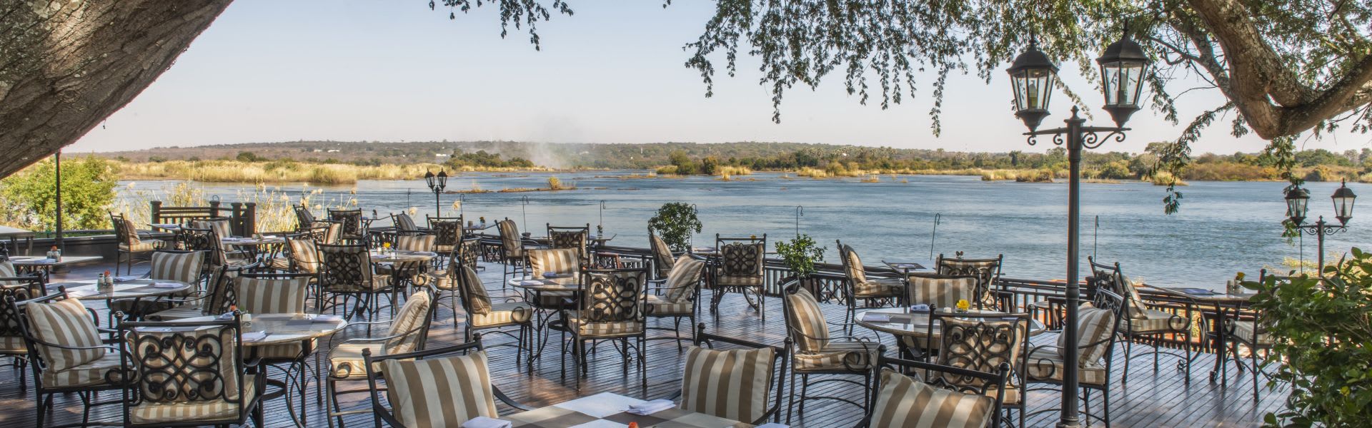 Bars in Zambia | Kubu Restaurant at Royal Livingstone Hotel